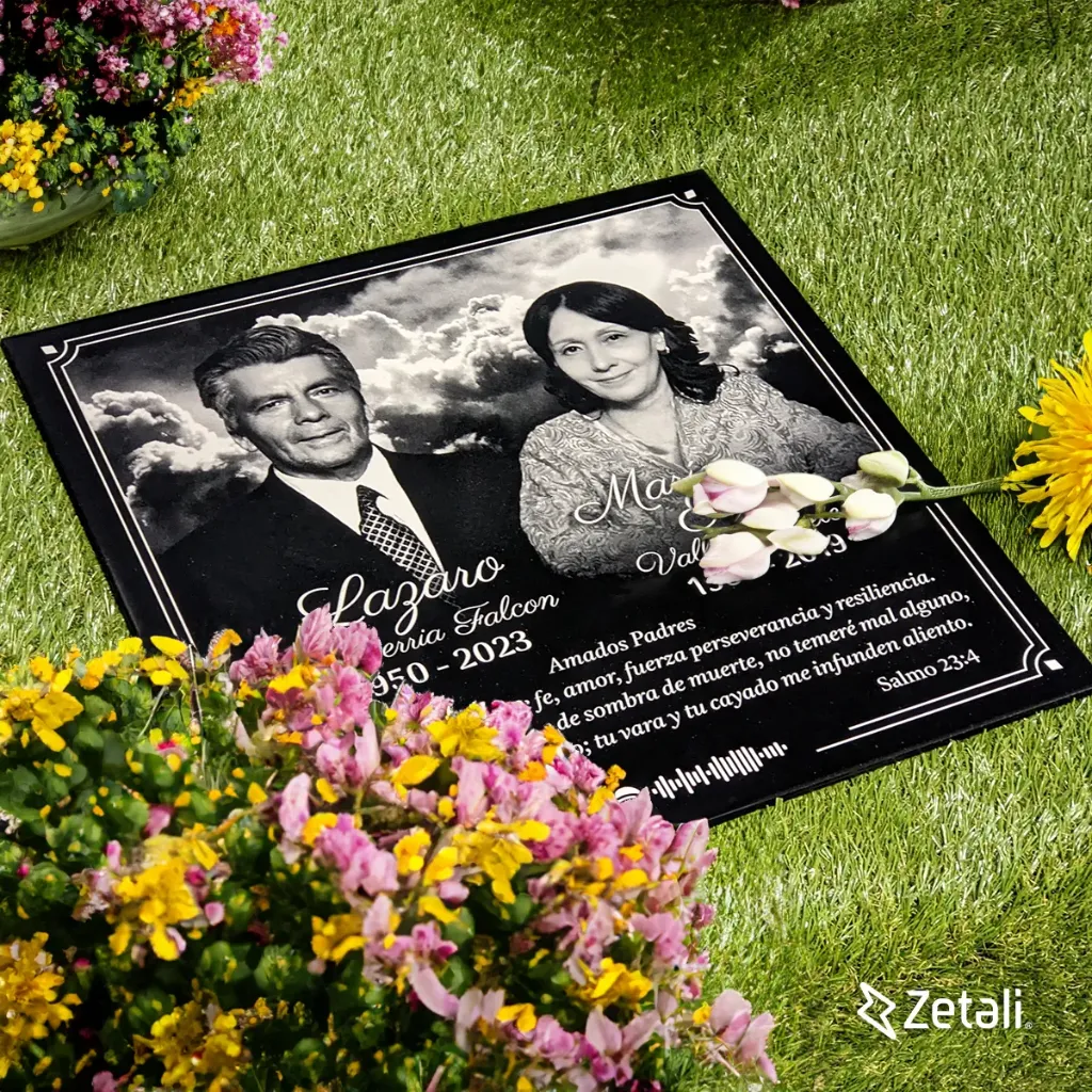 Lápida Grabada Personalizada | Zetali